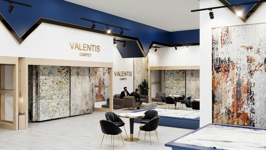 Valentis Carpet CFE 2023 Fuar Standı | Cess Mimarlık