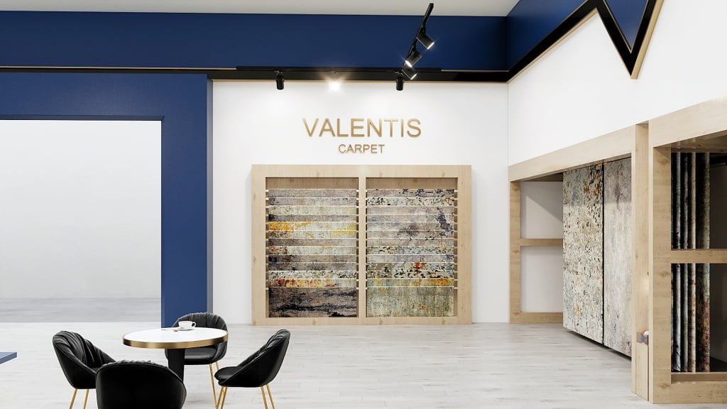 Valentis Carpet CFE 2023 Fuar Standı | Cess Mimarlık